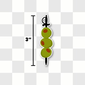 Green Olives Sticker | Food Sticker | Cute Stickers | Laptop Sticker ...
