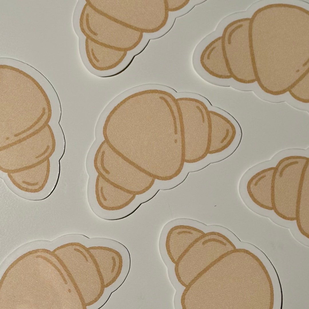 Croissant Sticker | Bakery Sticker | Cute Sticker | Laptop Sticker ...