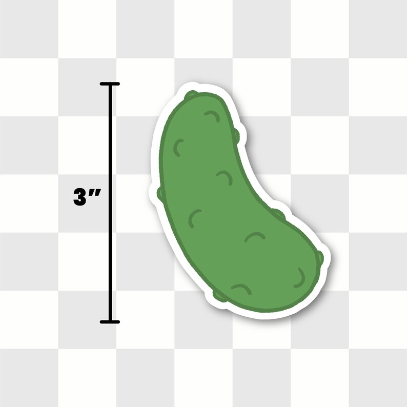 Lucky Pickle Sticker: Waterproof Glossy or Holographic Laptop Decal - Etsy