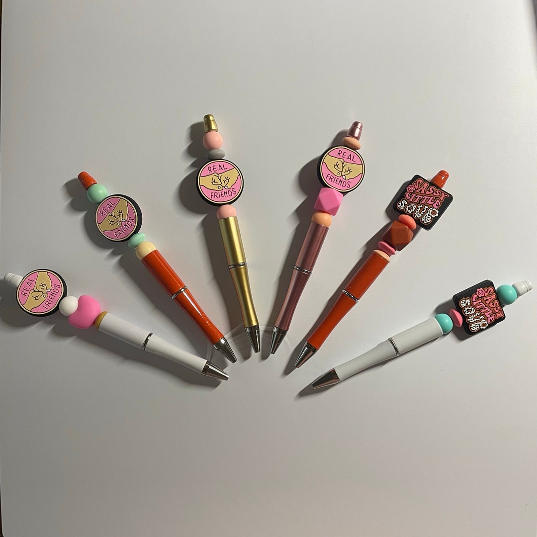 Beaded Silicone Pens, Costume Best Friend Baddie Funny Sarcastic Pens ...