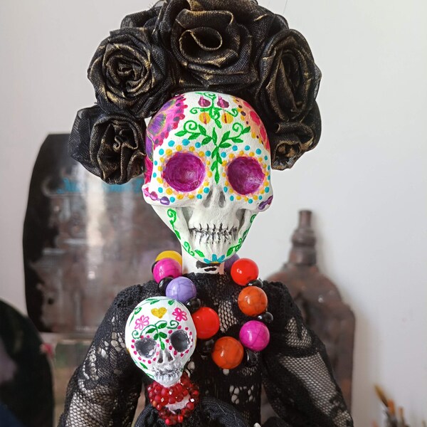 Sugar Skull Doll - Etsy