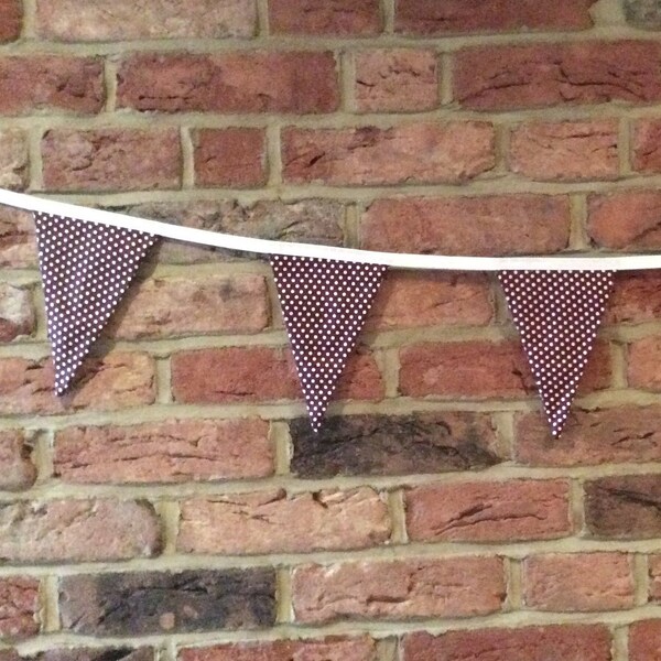Polka Dot Bunting - Etsy UK