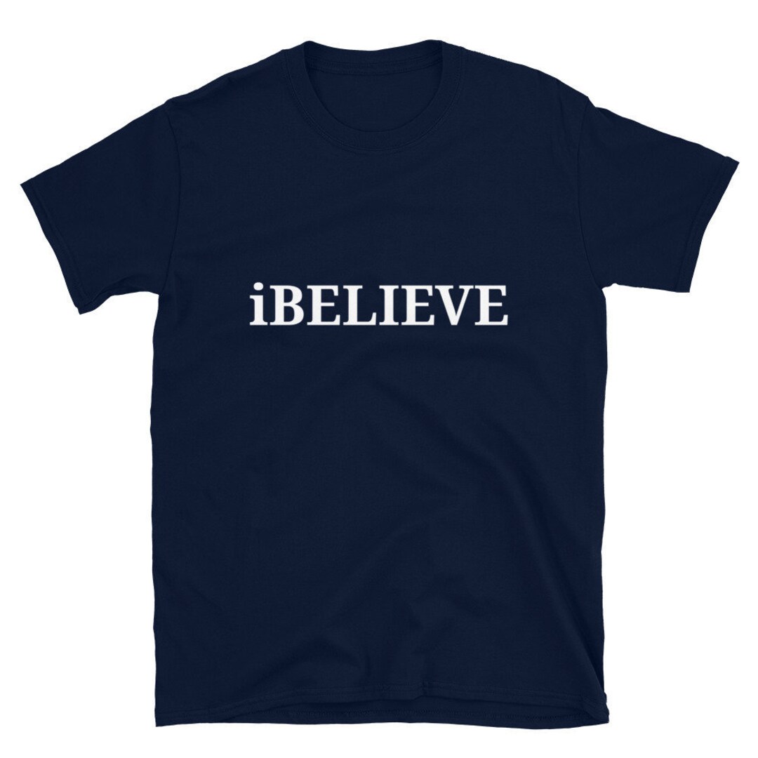 Ibelieve Believe Christian T-shirts Christian Apparel - Etsy