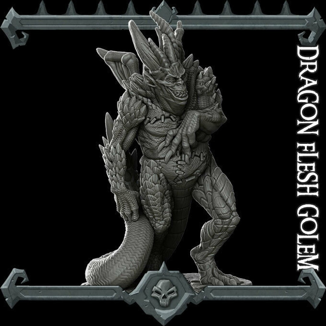 Dragon Flesh Golem - Etsy