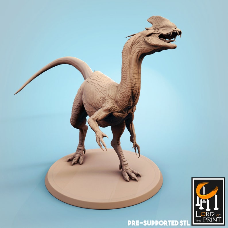 Dilophosaurus (multiple Poses) - Etsy