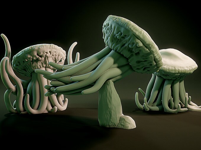 Flumph Multiple Poses | Etsy