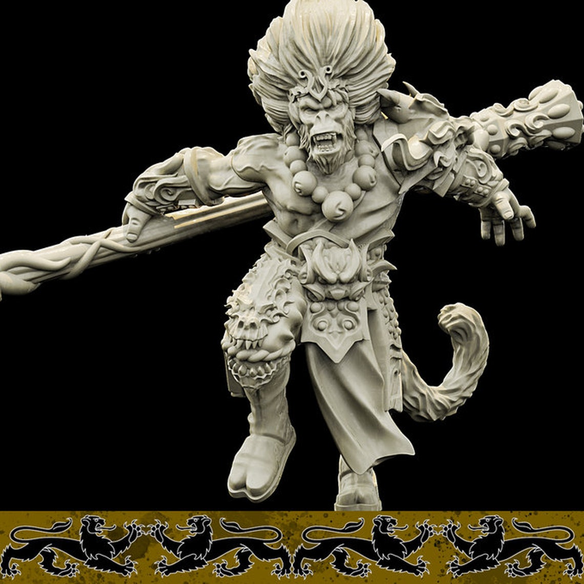 Sun Wukong, Monkey King (multiple Poses) - Etsy
