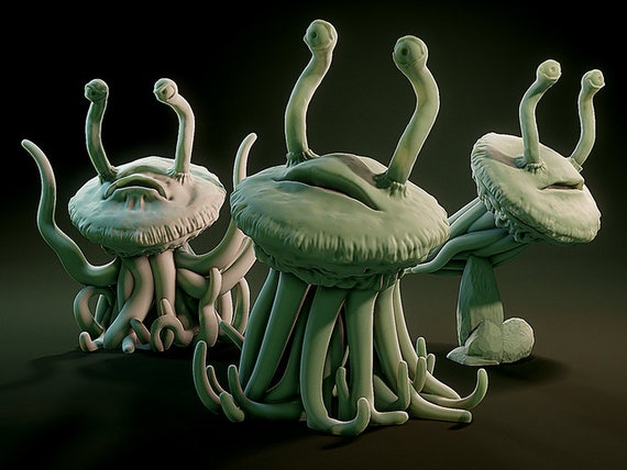 Flumph Multiple Poses | Etsy