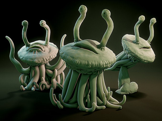 Flumph Multiple Poses | Etsy