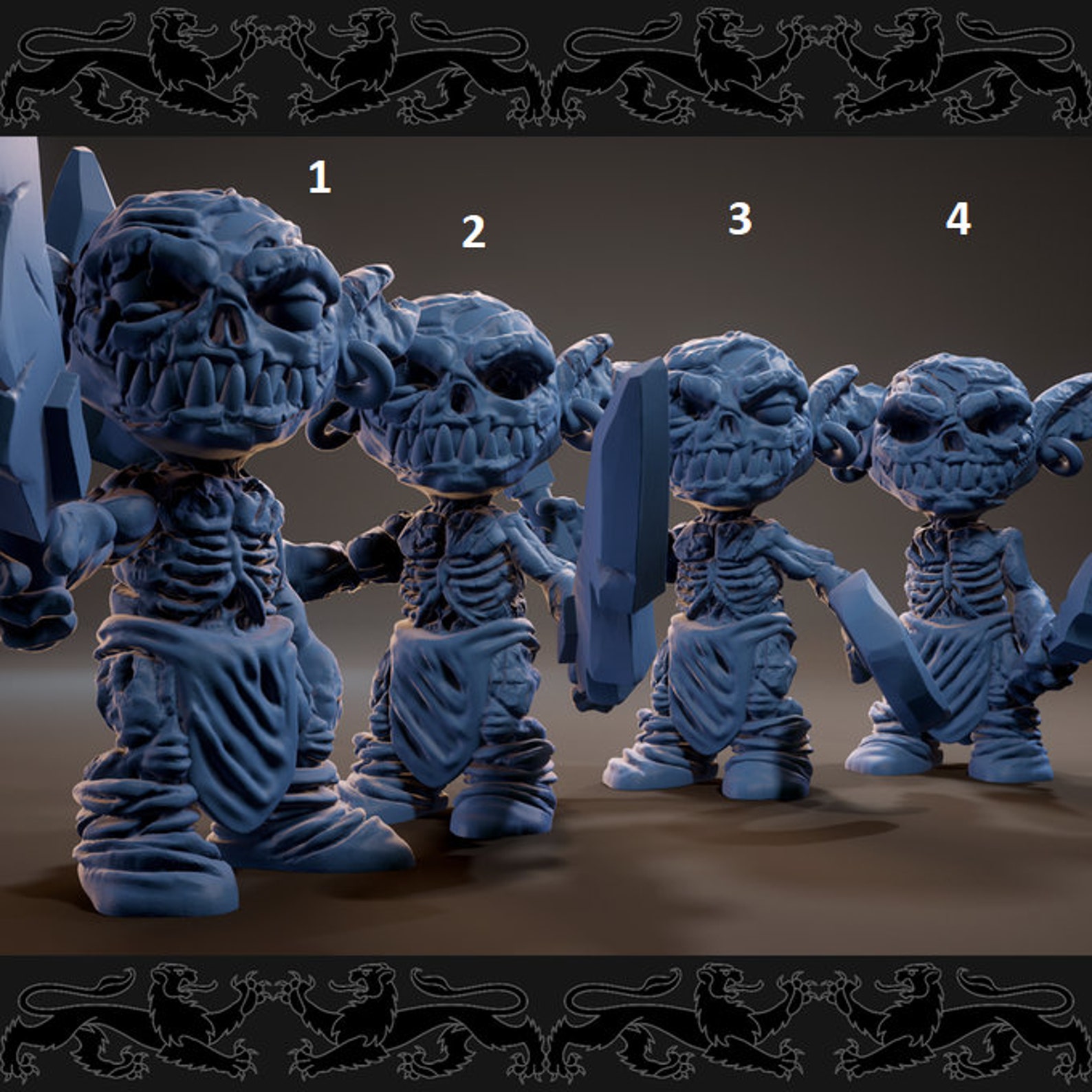 Zombie Goblins (multiple Poses) - Etsy