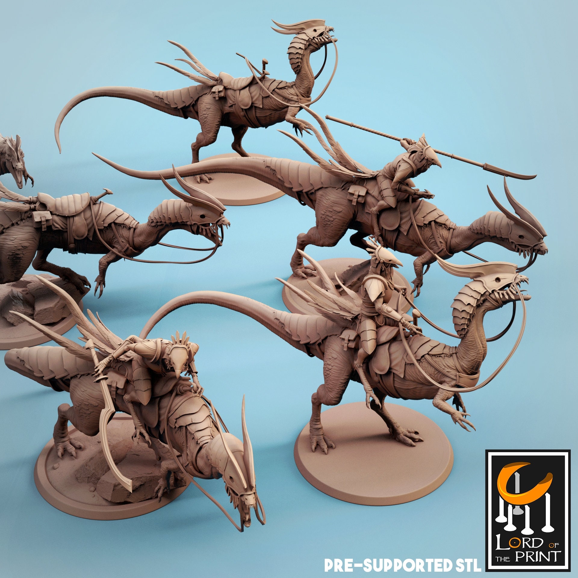 Dilophosaurus (multiple Poses) - Etsy