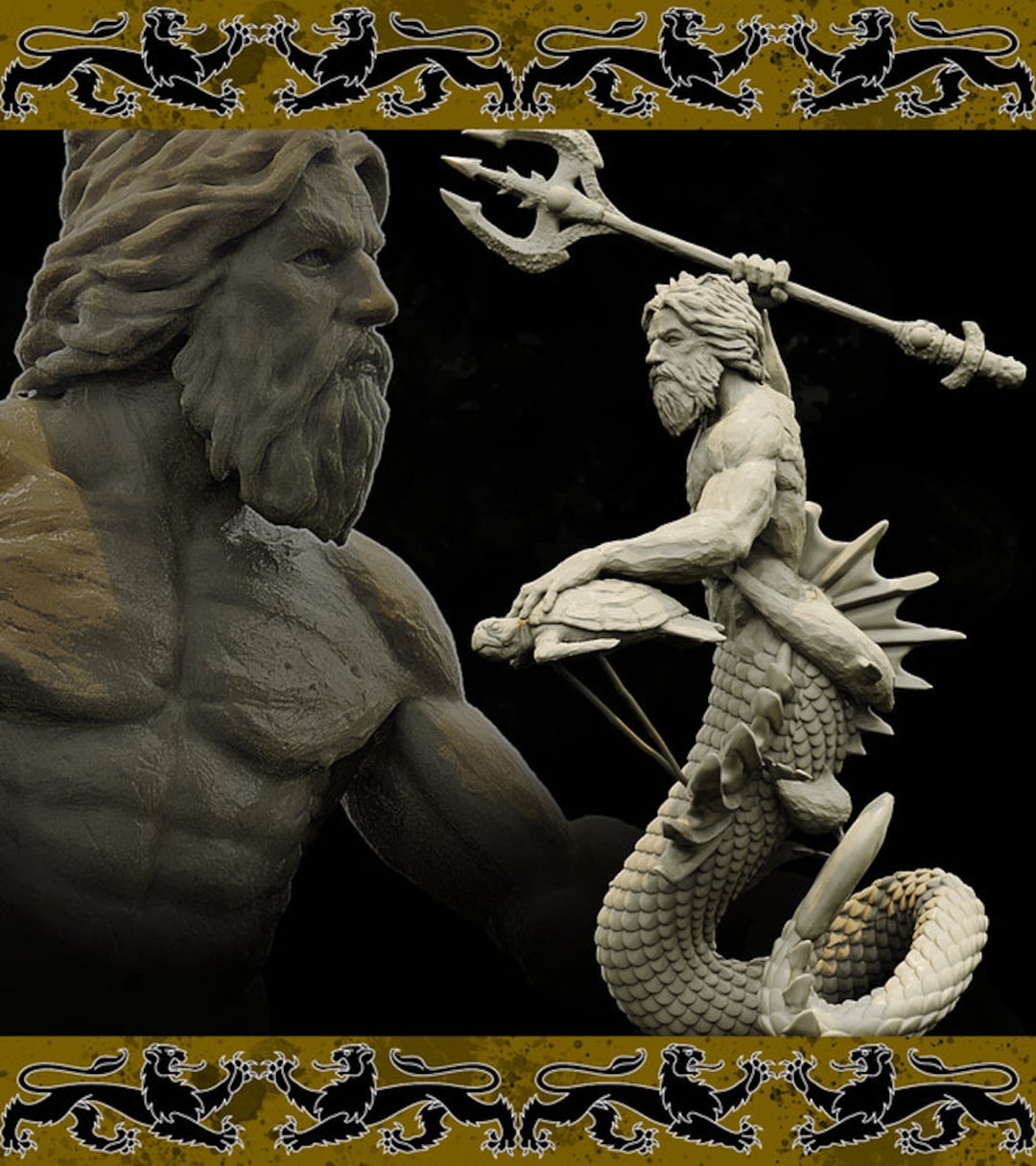 Neptune, God of the Seas - Etsy