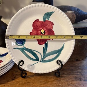 6 Blue Ridge Southern Pottery Amelia Pattern Dinner Plates - Etsy