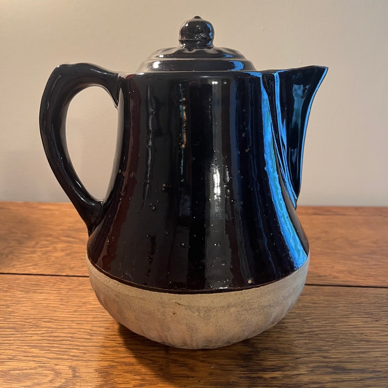 Stoneware Coffee Pot - Etsy