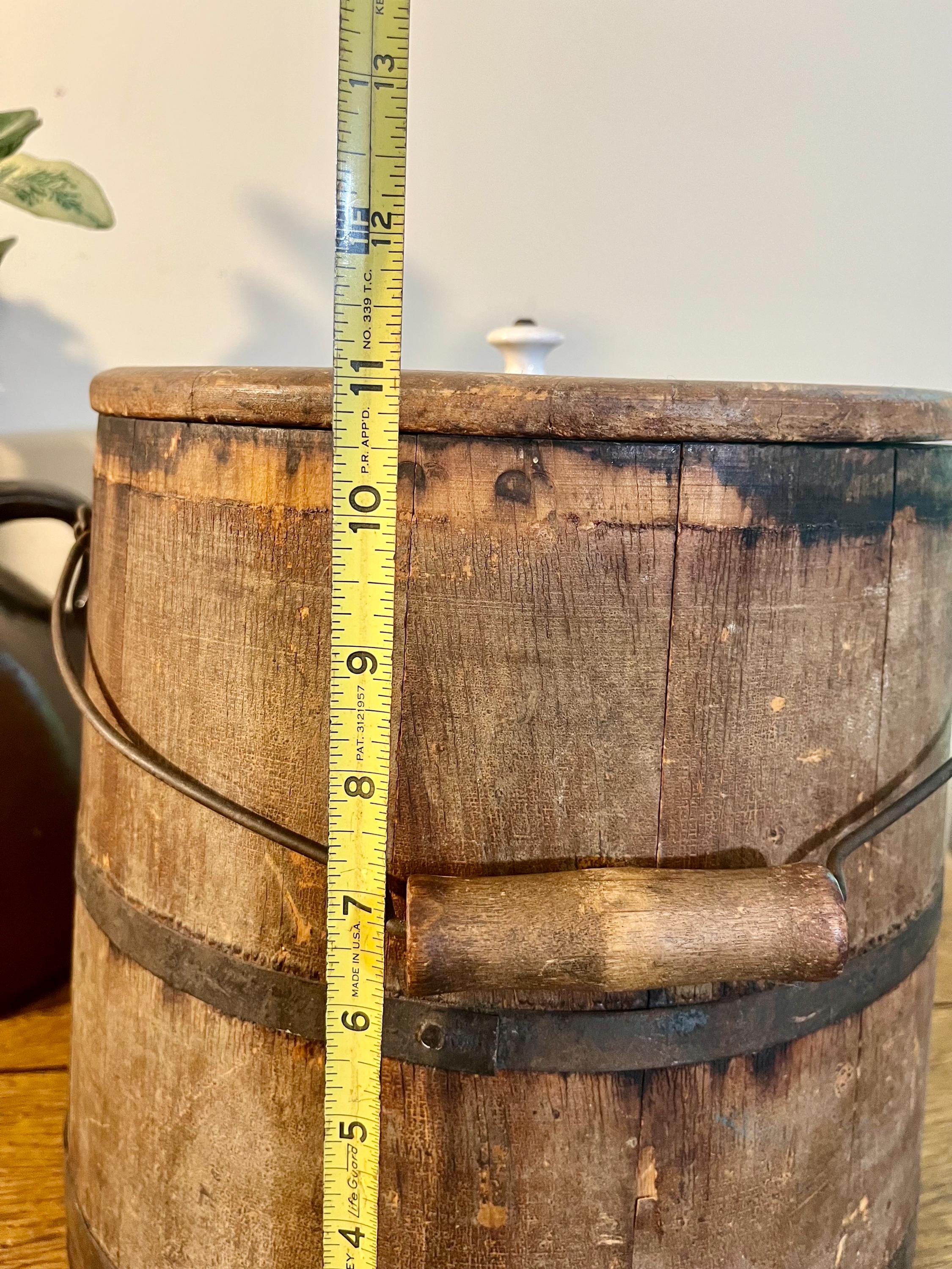 Large Primitive Sugar Bucket ( Maine ) - Etsy