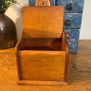 Antique Wooden Salt Box - Etsy