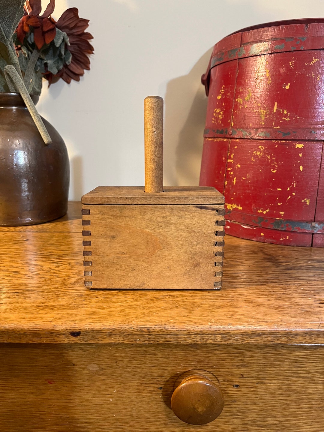 Antique Wooden Butter Mold - Etsy