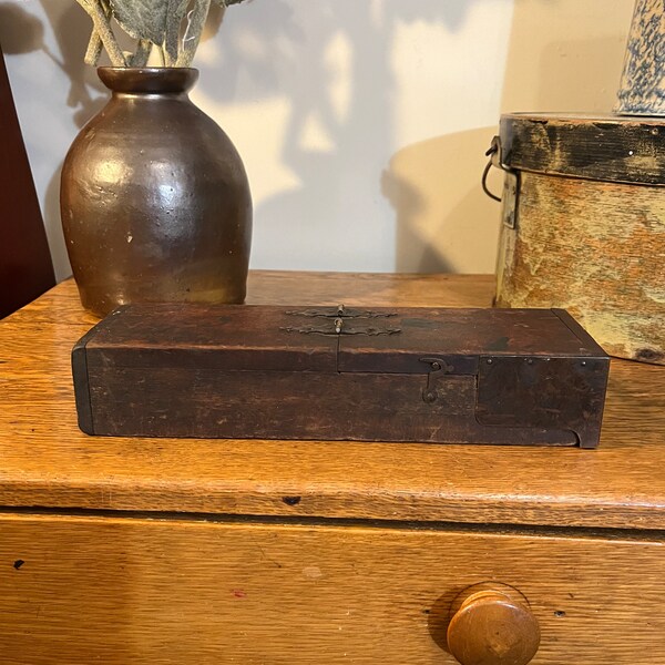 Antique Wooden Box - Etsy