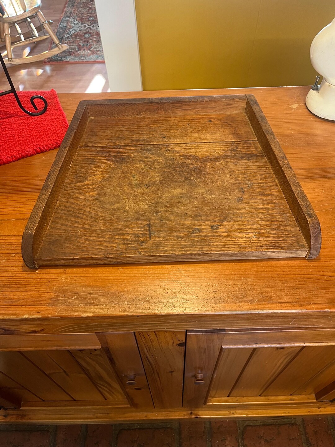 Antique Wooden Lap Dough Board - Etsy