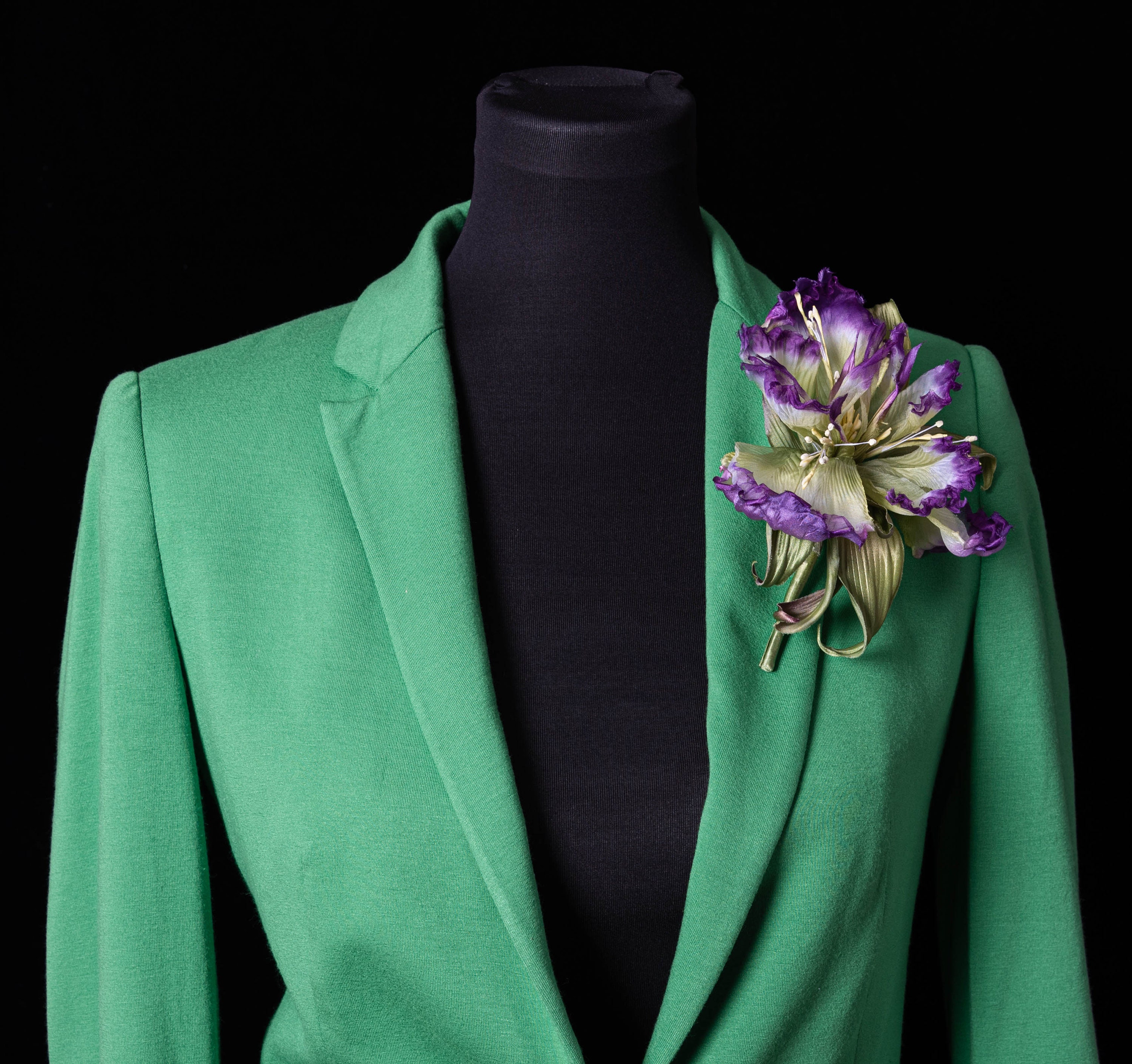 Iris Brooch • Purple Flower Pin • Silk Flower Brooch • Iris Pin - Etsy