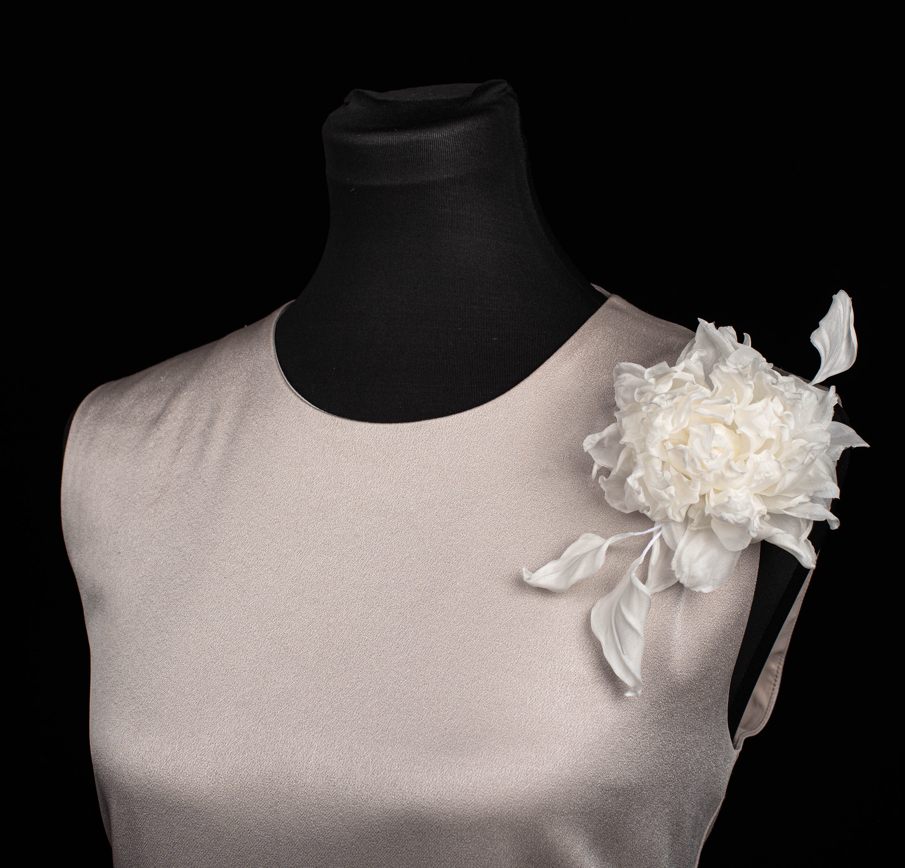 Flower Headpiece for Bride Silk Rose Pin Floral Hair Clip - Etsy