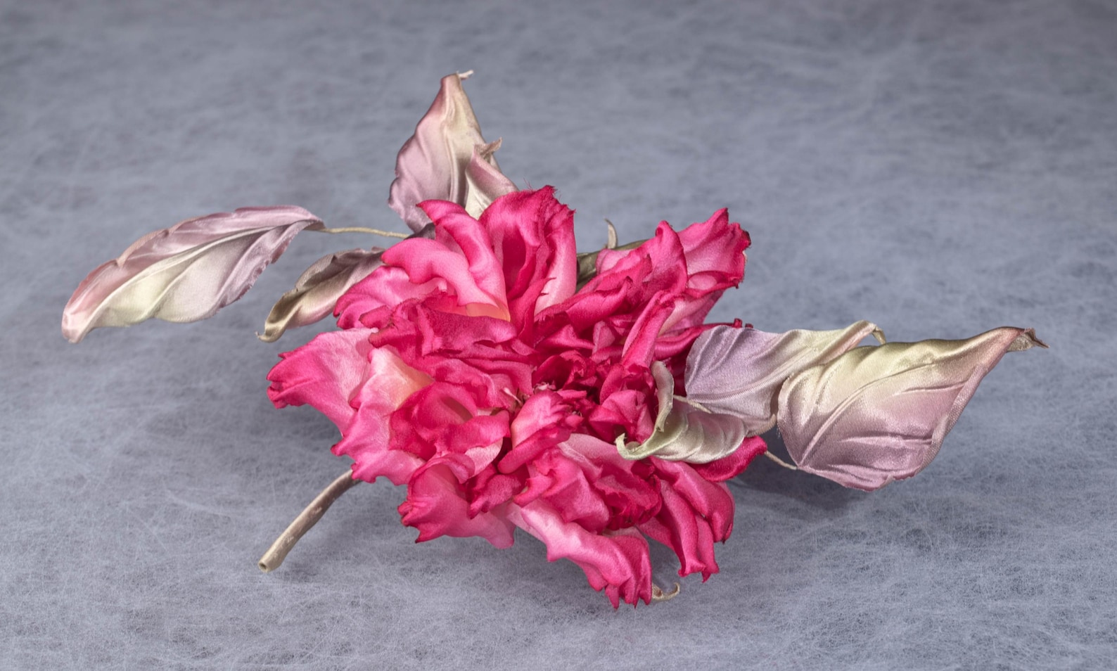 Pink Flower Pin • Handmade Silk Flower • Silk Flower Brooch - Etsy