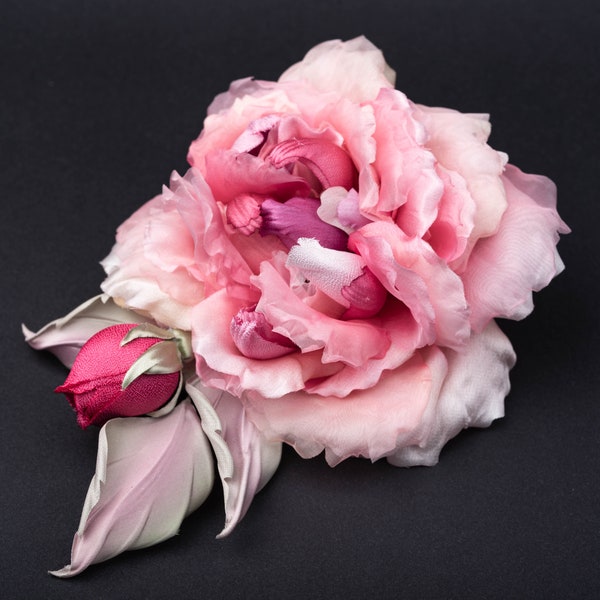 Silk Fabric Flower - Etsy