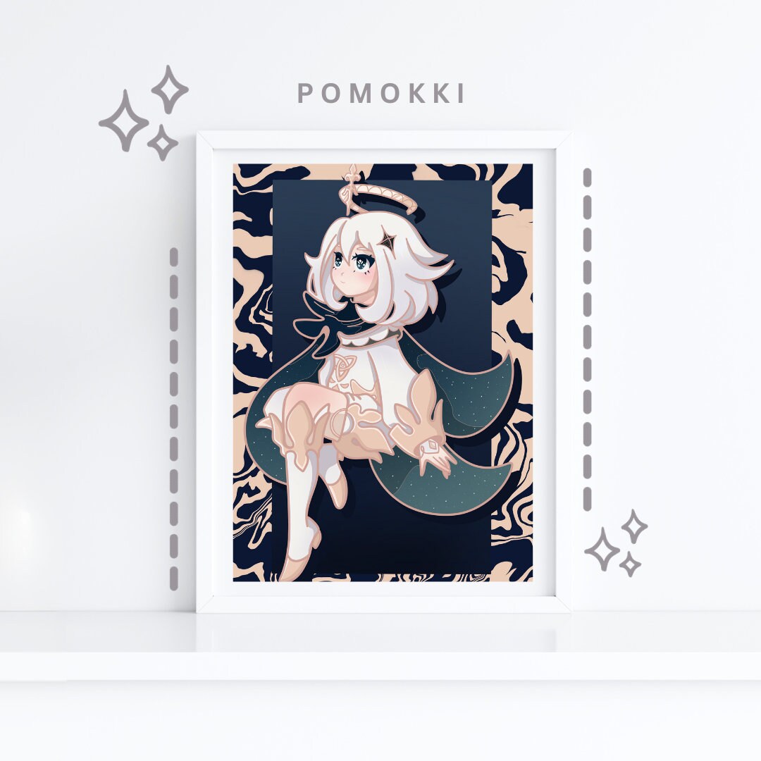 Paimon Genshin Impact Inspired Cute Chibi Kawaii Anime Video Game Girl ...