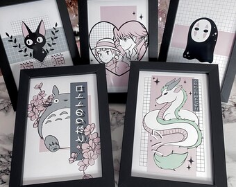 Ghibli No Face Print - Etsy