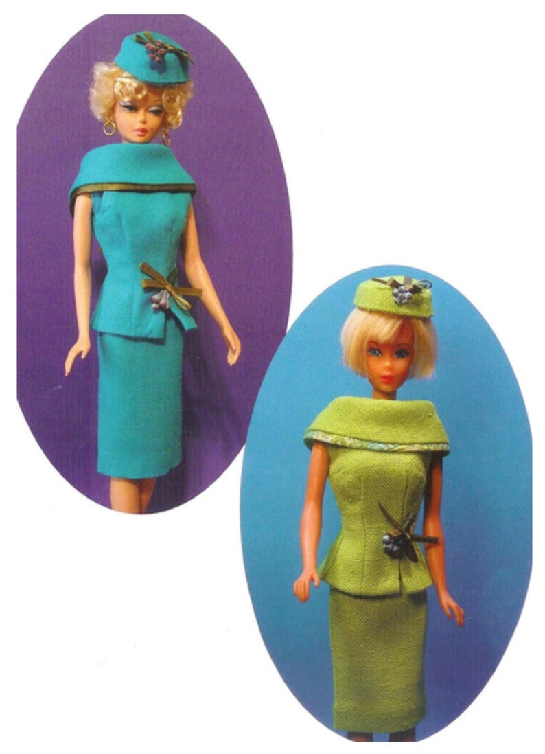 RETIREMENT SALE *** Vintage Sewing Pattern Book PDF Barbie Sindy 12 ...