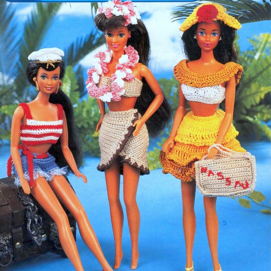 RETIREMENT SALE *** Vintage Crochet Pattern PDF Fashion Doll Clothes ...