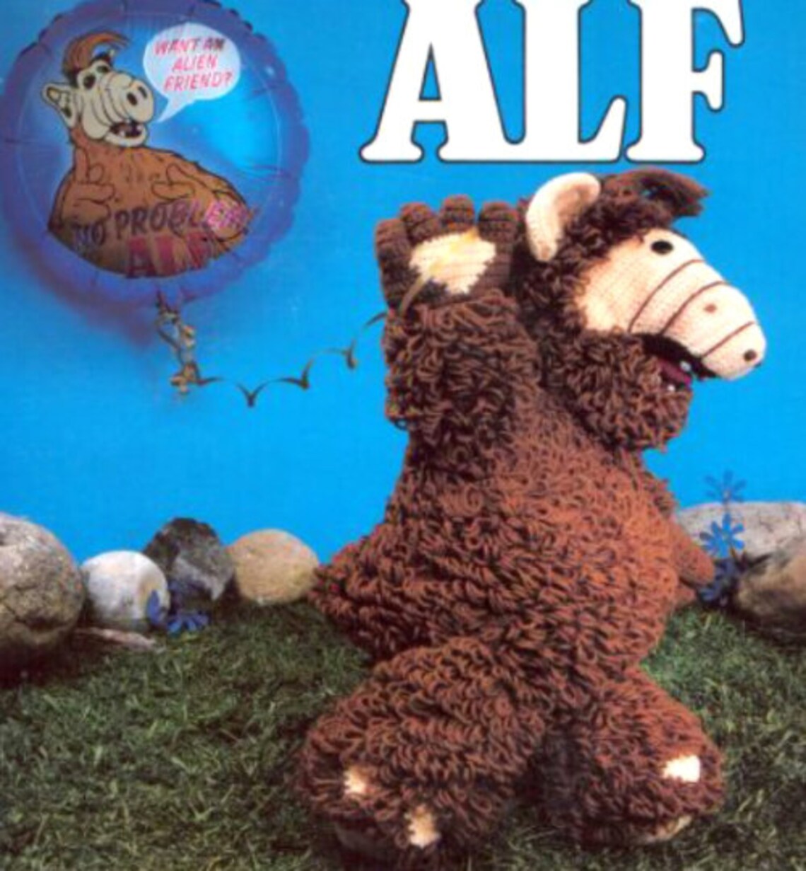 Vintage Crochet Pattern ALF the Alien Friend Extraterrestrial - Etsy