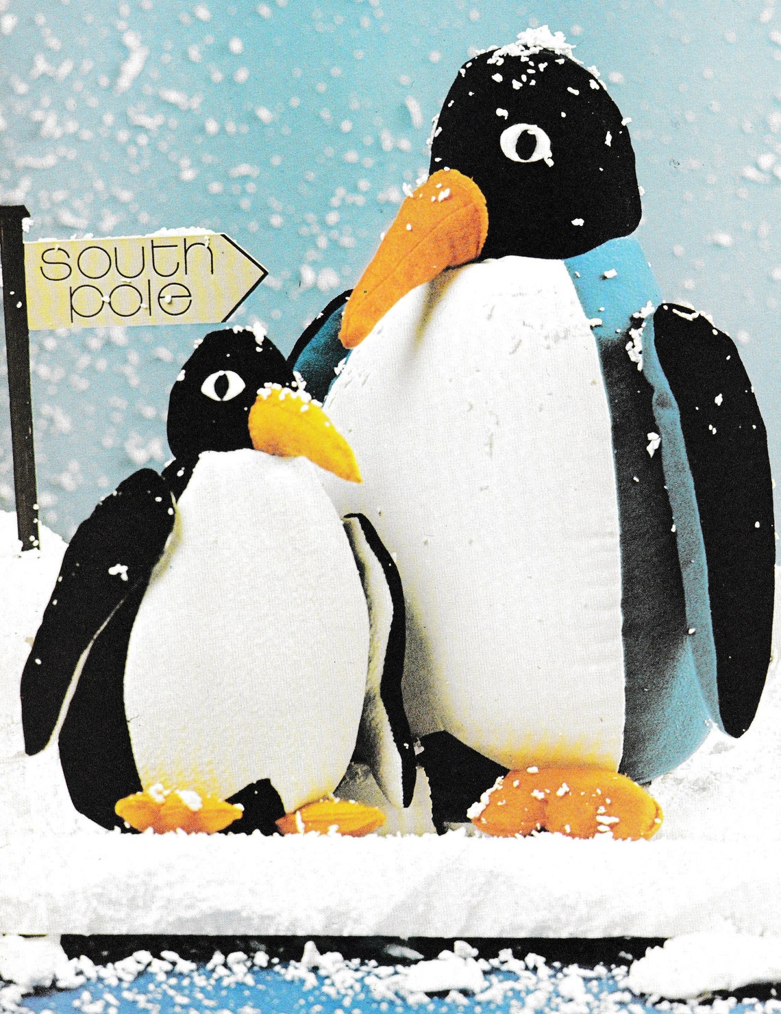 RETIREMENT SALE *** Vintage Sewing Pattern PDF Penguin Soft Toy - Etsy