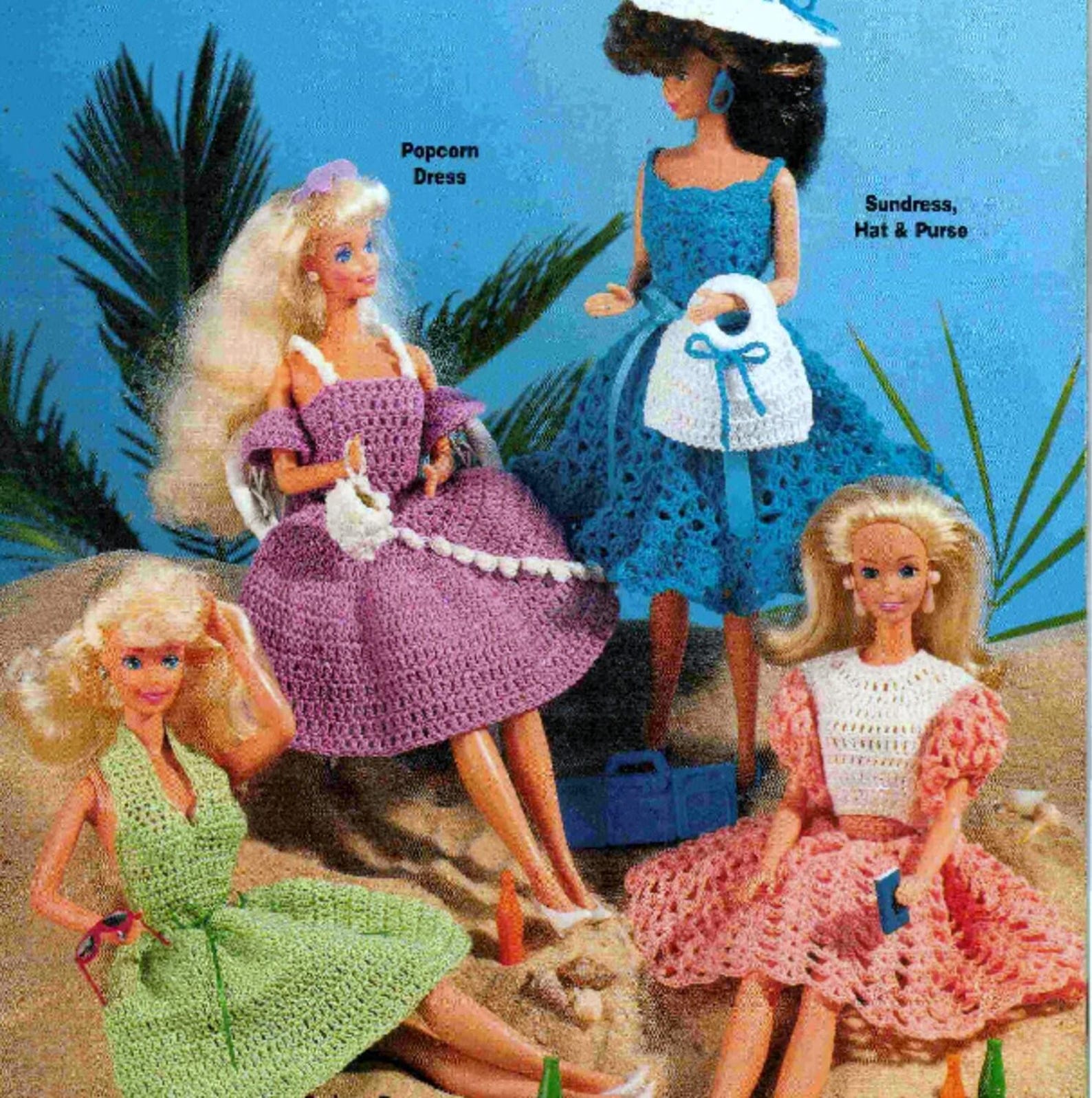 RETIREMENT SALE *** Vintage Crochet Pattern PDF Fashion Doll Clothes ...