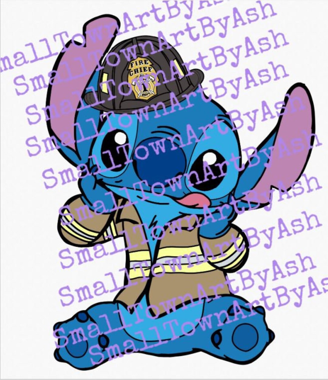 Firefighter Stitch Digital Download - Etsy