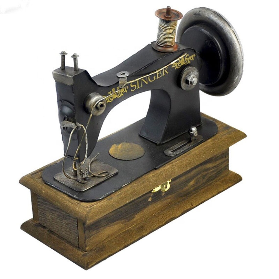 Miniature Handmade Table Top Sewing Machine Box - Etsy