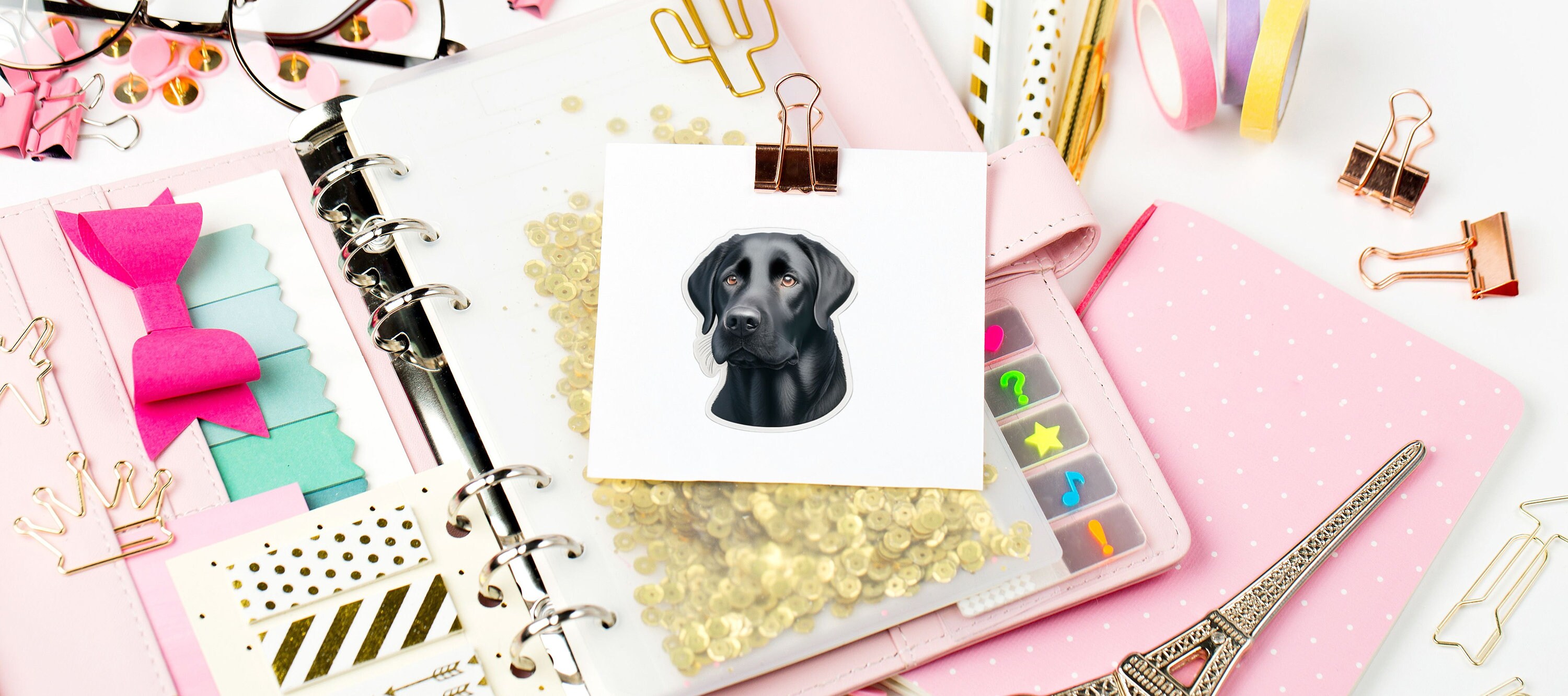 Black Lab Sticker - Etsy