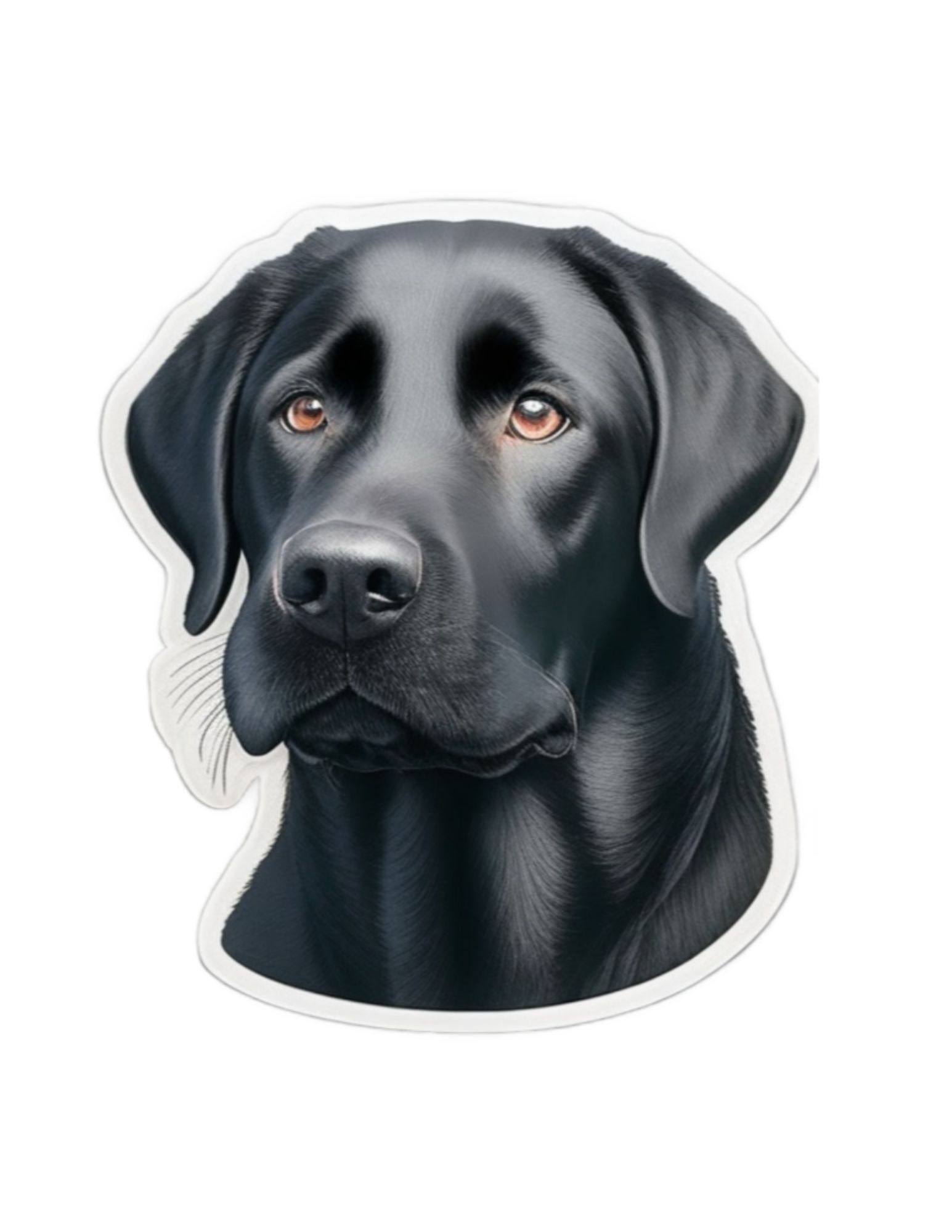 Black Lab Sticker - Etsy
