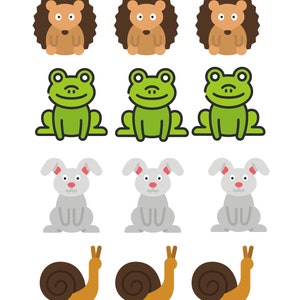 Spring Animal Stickers: Printable Planner Stickers (digital Download ...