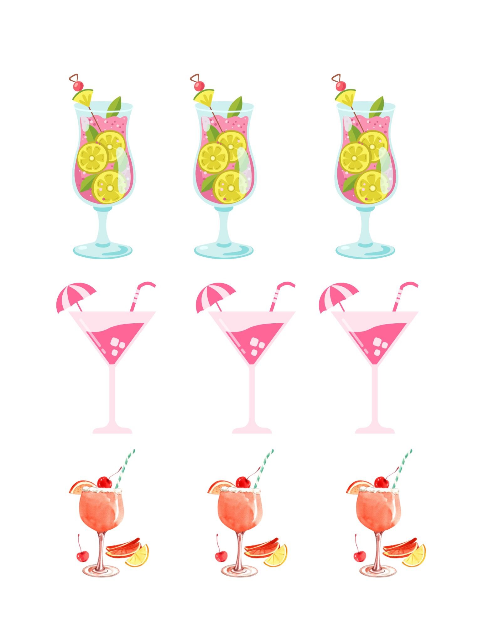 Printable Journal/planner Stickers US Letter Size Digital Download ...