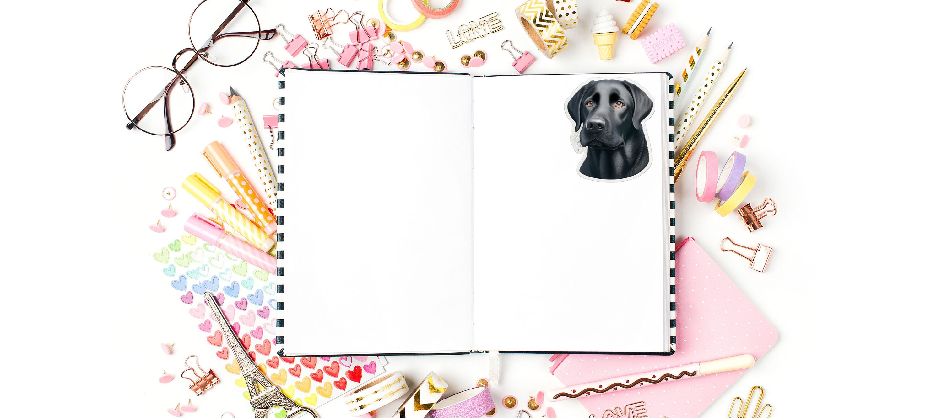 Black Lab Sticker - Etsy