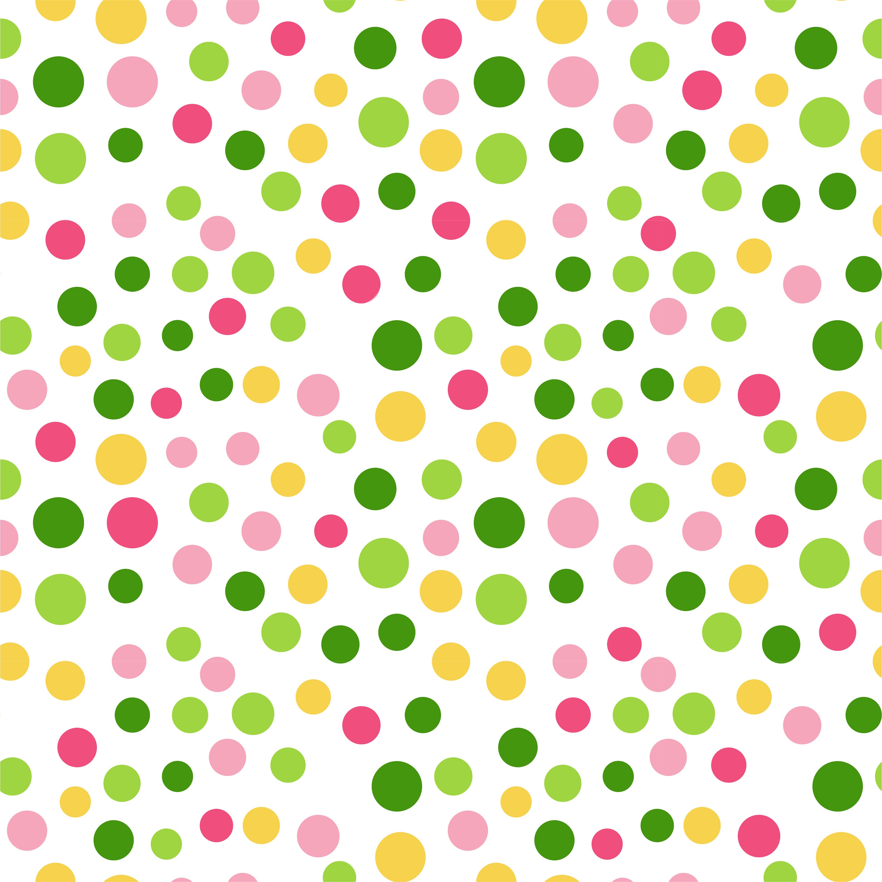 Colored Poka Dots Patterned Digital Paper - Etsy