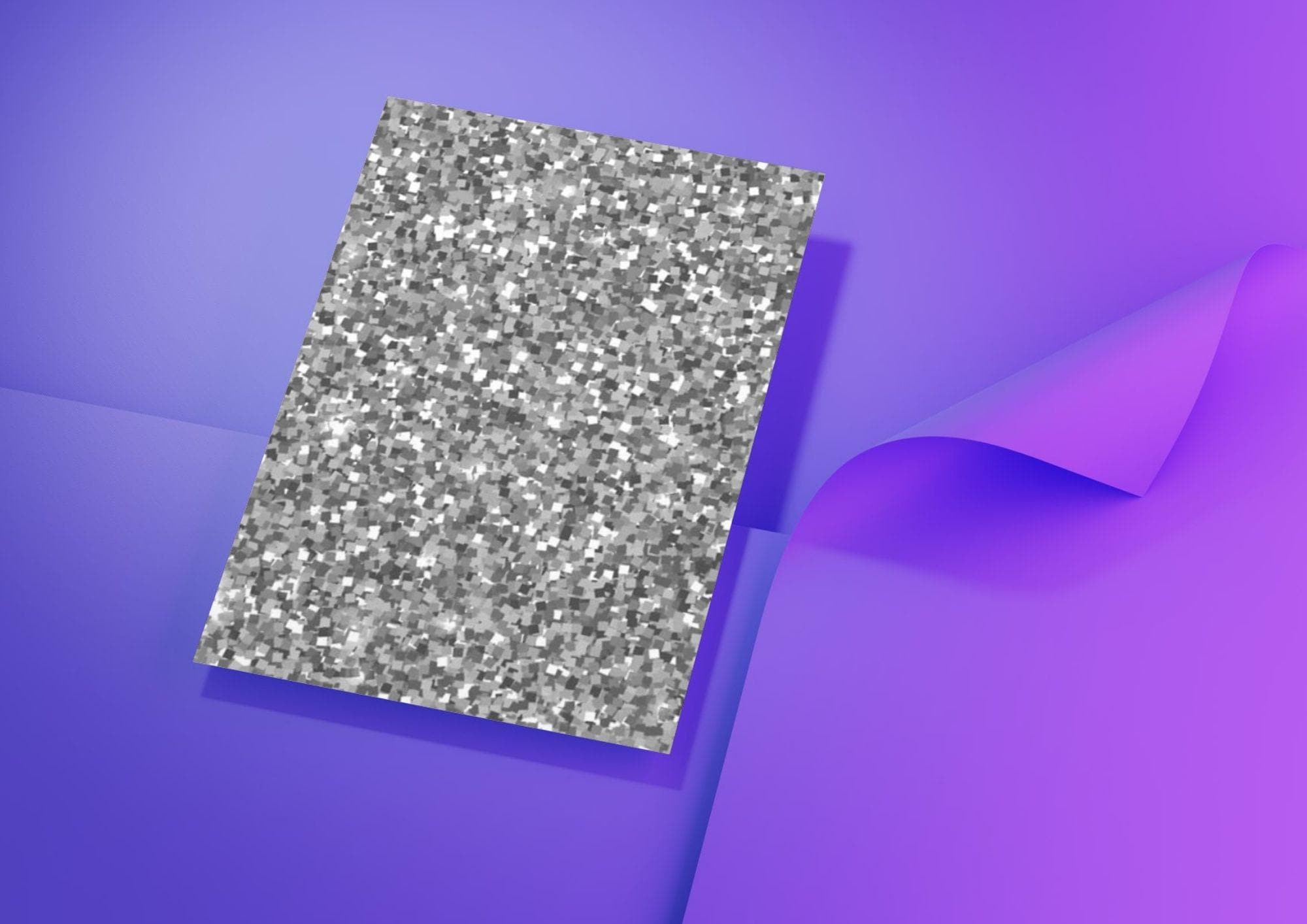 Silver Glitter-digital Paper - Etsy