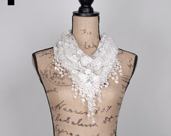Lace Scarf - Etsy