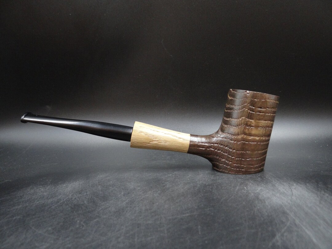 Turkiewicz Black Oak MORTA Pipe HAND MADE - Etsy