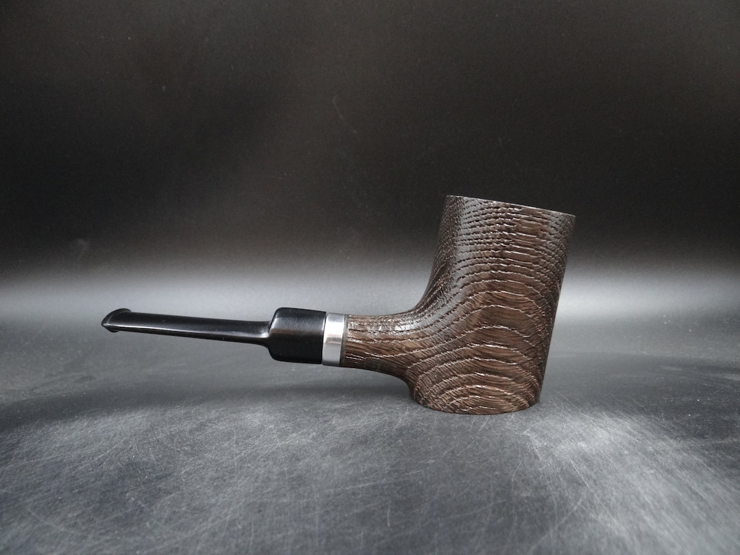 Turkiewicz Black Oak MORTA Pipe HAND MADE - Etsy