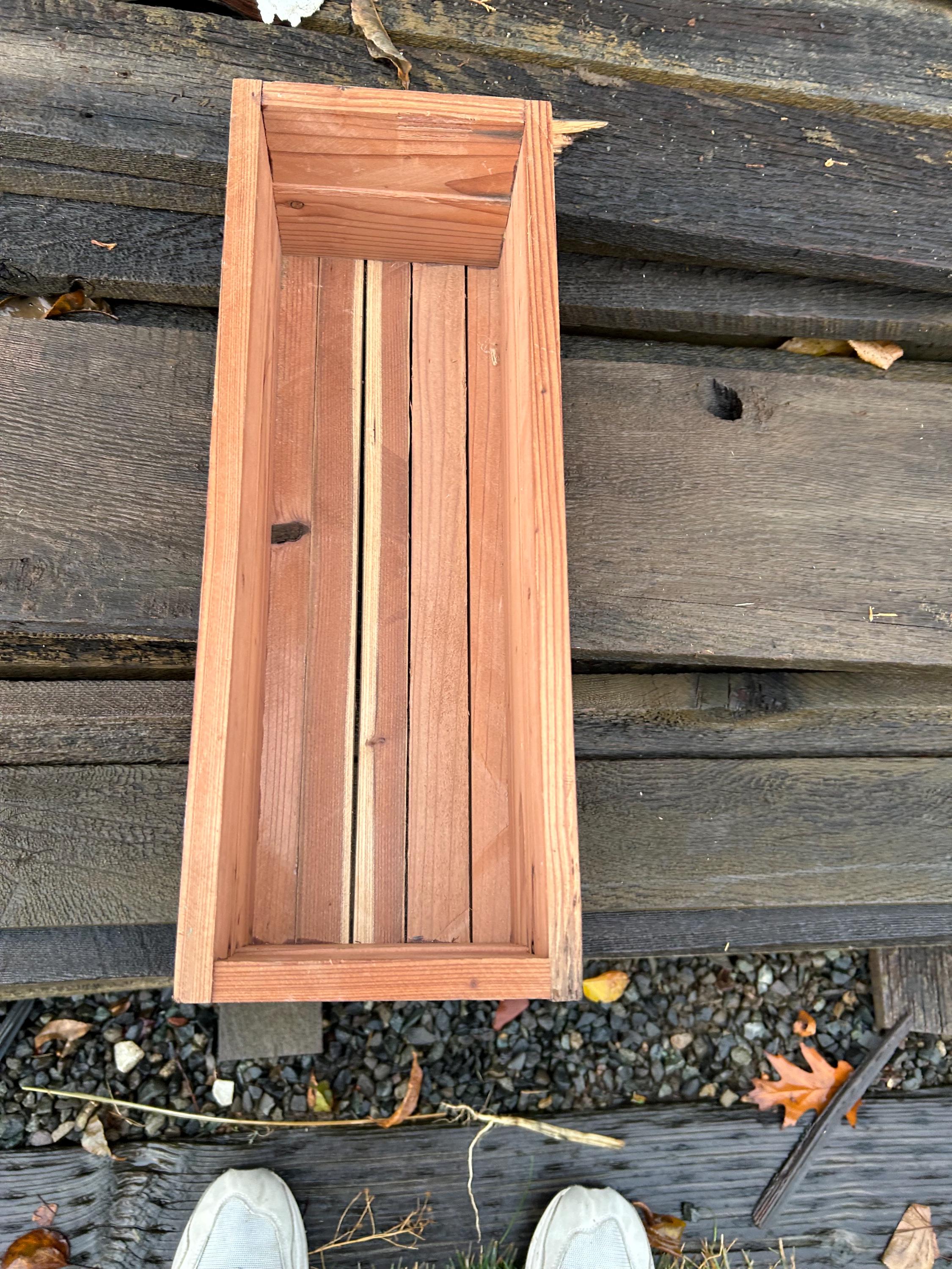 Handmade Redwood Box - Etsy