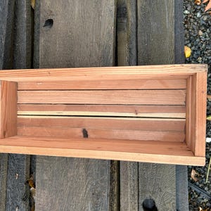 Handmade Redwood Box - Etsy