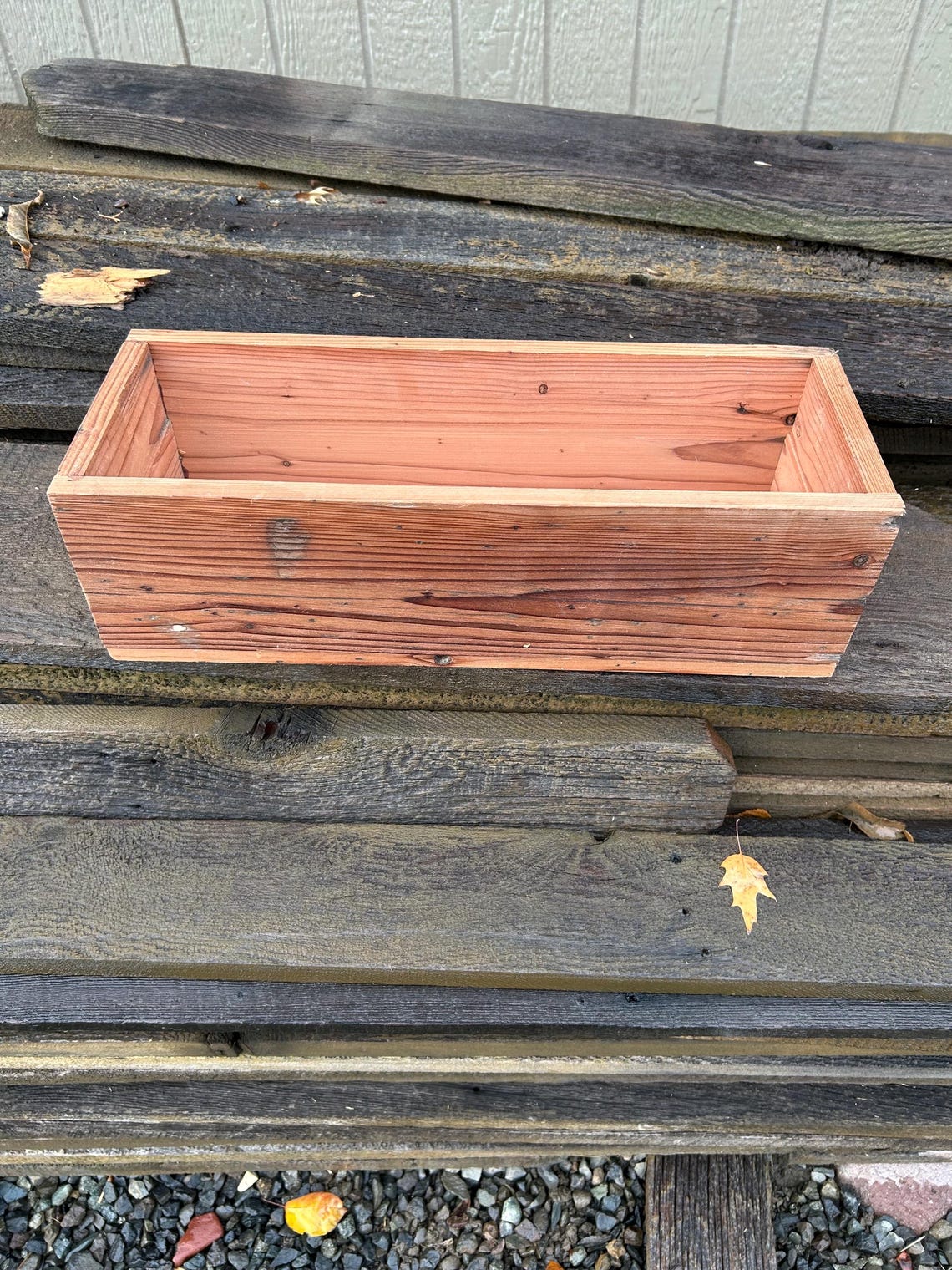 Handmade Redwood Box - Etsy