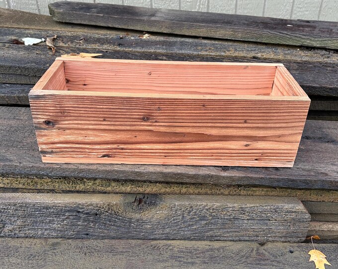 Handmade Redwood Box - Etsy